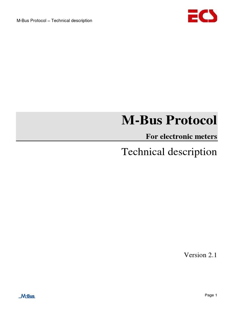 Janitza FKT Ecs Mbus Protocol en | PDF | Ac Power | Data Transmission