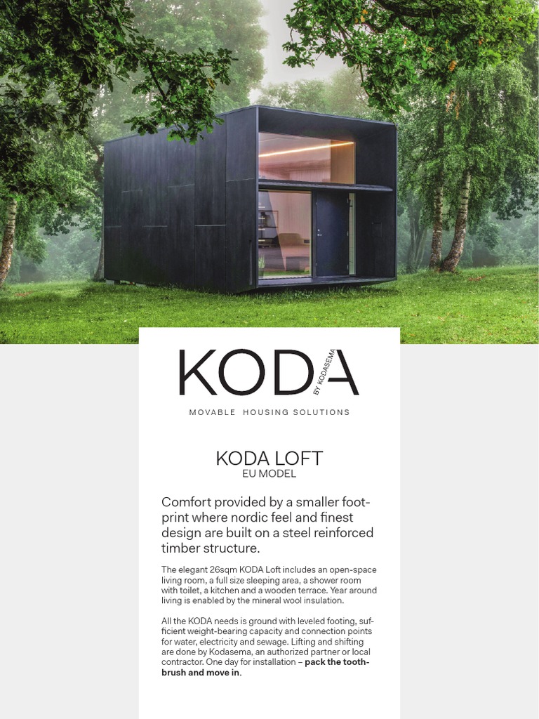 Compact Living: KODA Loft | PDF | Kitchen | Civil Engineering