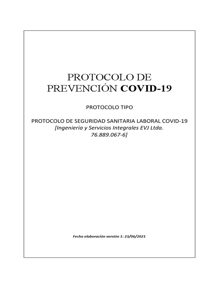 Ley 21.342 Protocolo Tipo SUSESO | PDF | Lavado de manos | Medicina