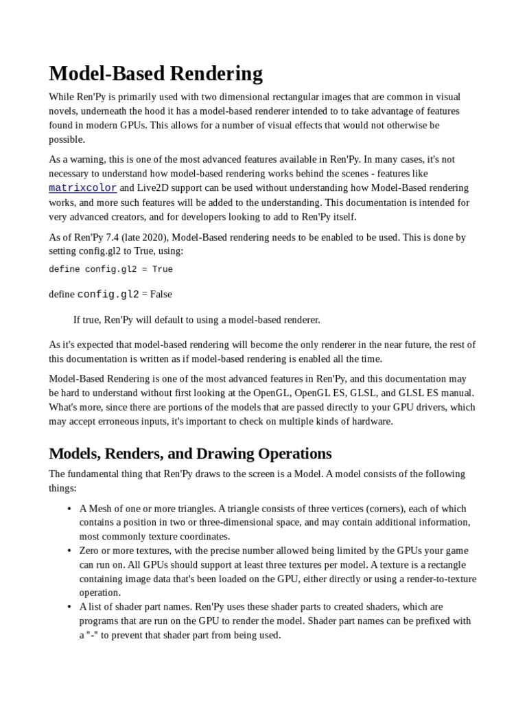Model-Based Rendering: Models, Renders, and Drawing Operations ...