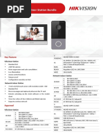 DS-KM9503 Video Intercom Overview | PDF | Video | Touchscreen