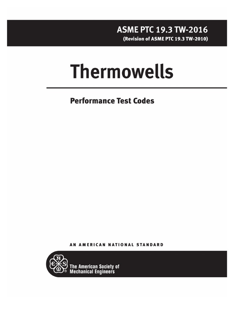Asme PTC 19.3 TW-2016 | PDF