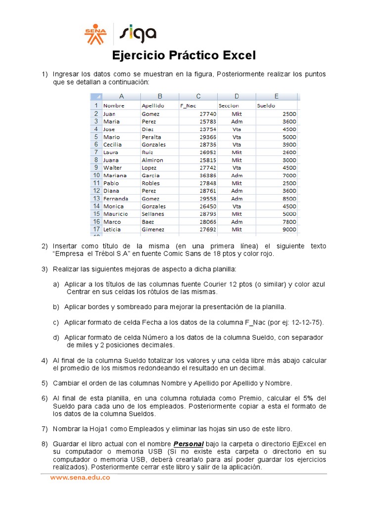 Ejpractico 2 Excel | PDF
