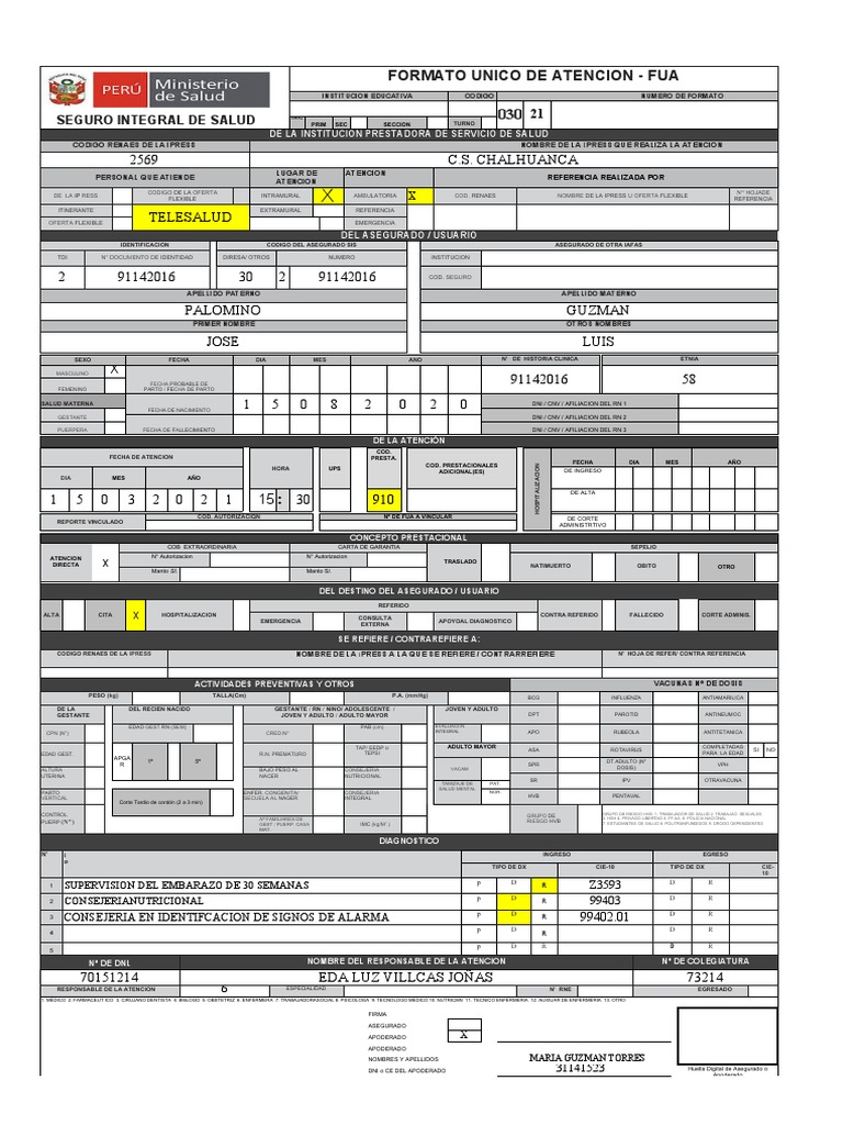 Modelos Fua Telesalud | PDF | Farmacología