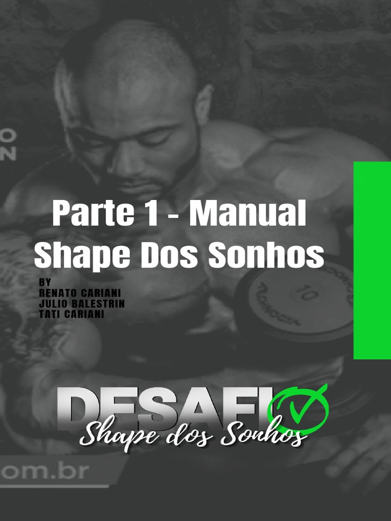 Parte 1 - Manual Shape Dos Sonhos | PDF | Músculo | Proteínas
