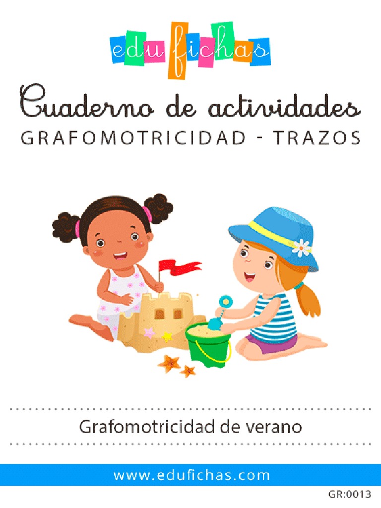 GR0013 Ejercicios Grafomotricidad Verano Edufichas | PDF