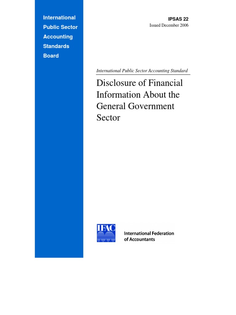 Ipsas 22 | PDF | Financial Statement | Accounting