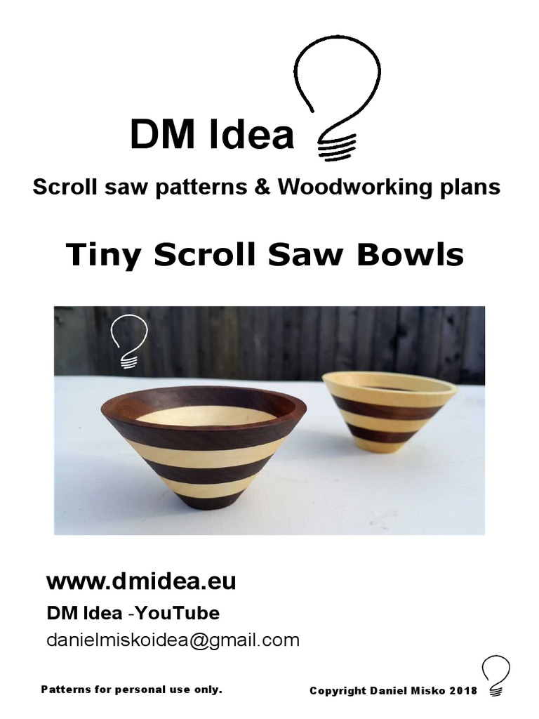 DM Idea: Tiny Scroll Saw Bowls | PDF