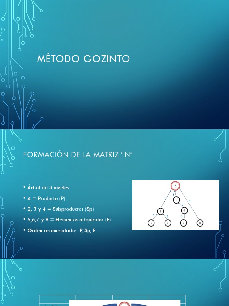 Método Gozinto | PDF
