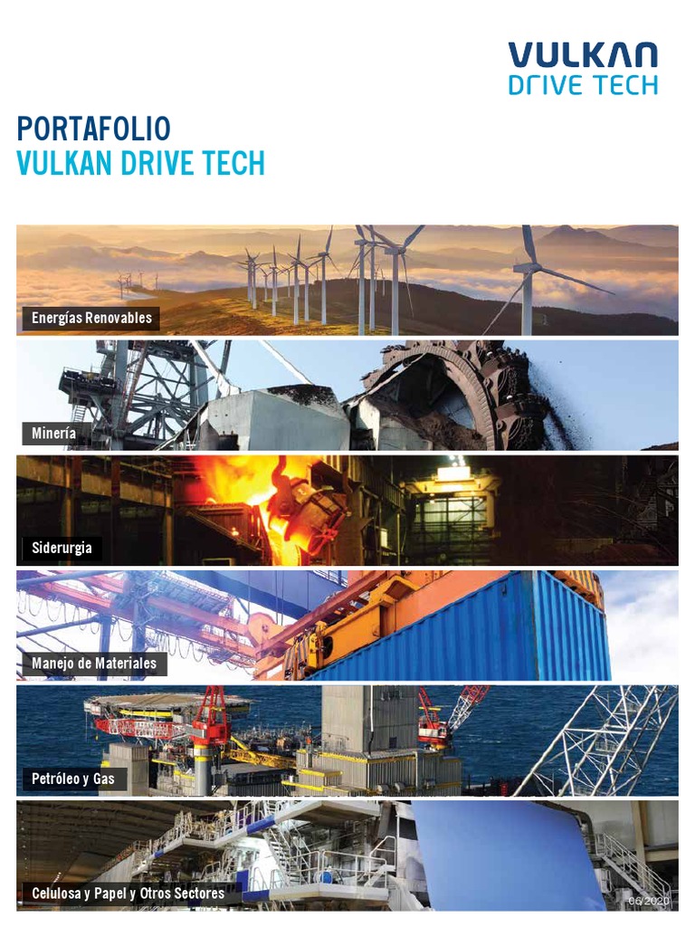 Portafolio VULKAN Drive Tech 2020 - Digital - Espanol | PDF | Engranaje | Transmisión (Mecánica)