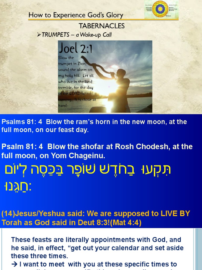 Feast of Trumpets Yom Teruah 2021 MLTC Broaike | PDF | Salvation | Jesus