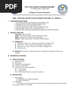 Go, Grow, Glow Foods Lesson Plan | PDF | Lesson Plan | Foods