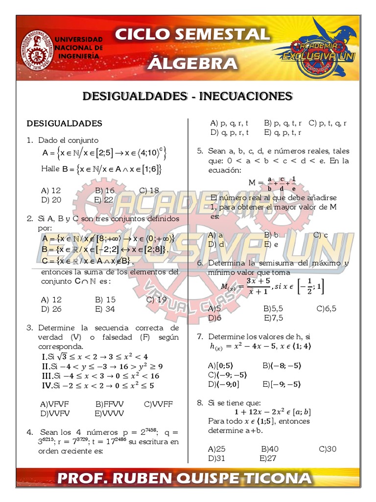 Algebra 4 | PDF | Álgebra abstracta | Números