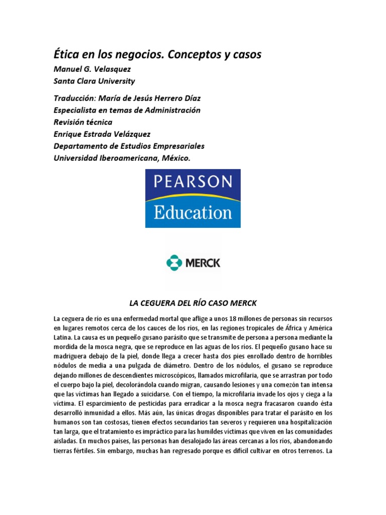 Ética en Los Negocios CASO MERCK | PDF | Medicare (Estados Unidos) | Industria farmacéutica