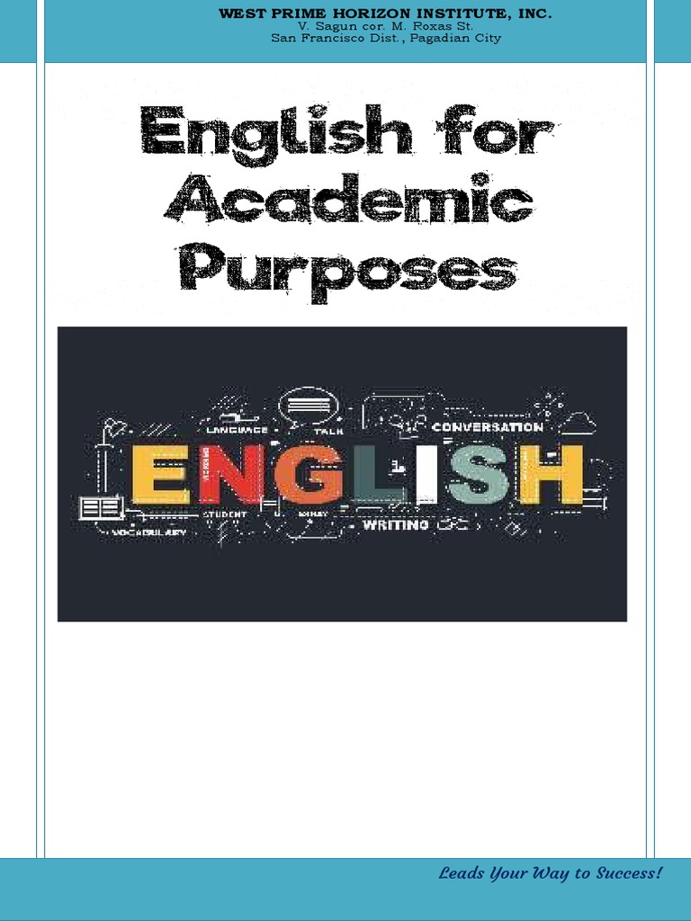 English For Academic Purpose-1 | PDF | Thesis | Question