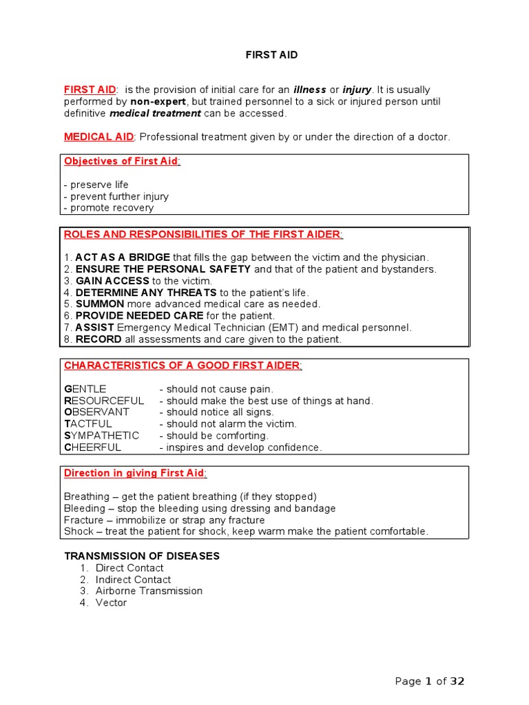 BLS Handout | PDF | Cardiopulmonary Resuscitation | Cardiac Arrest