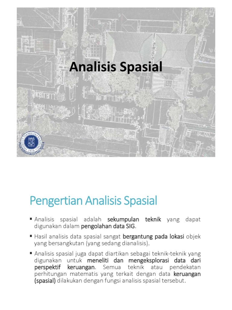 Analisis Spasial | PDF | Komputer
