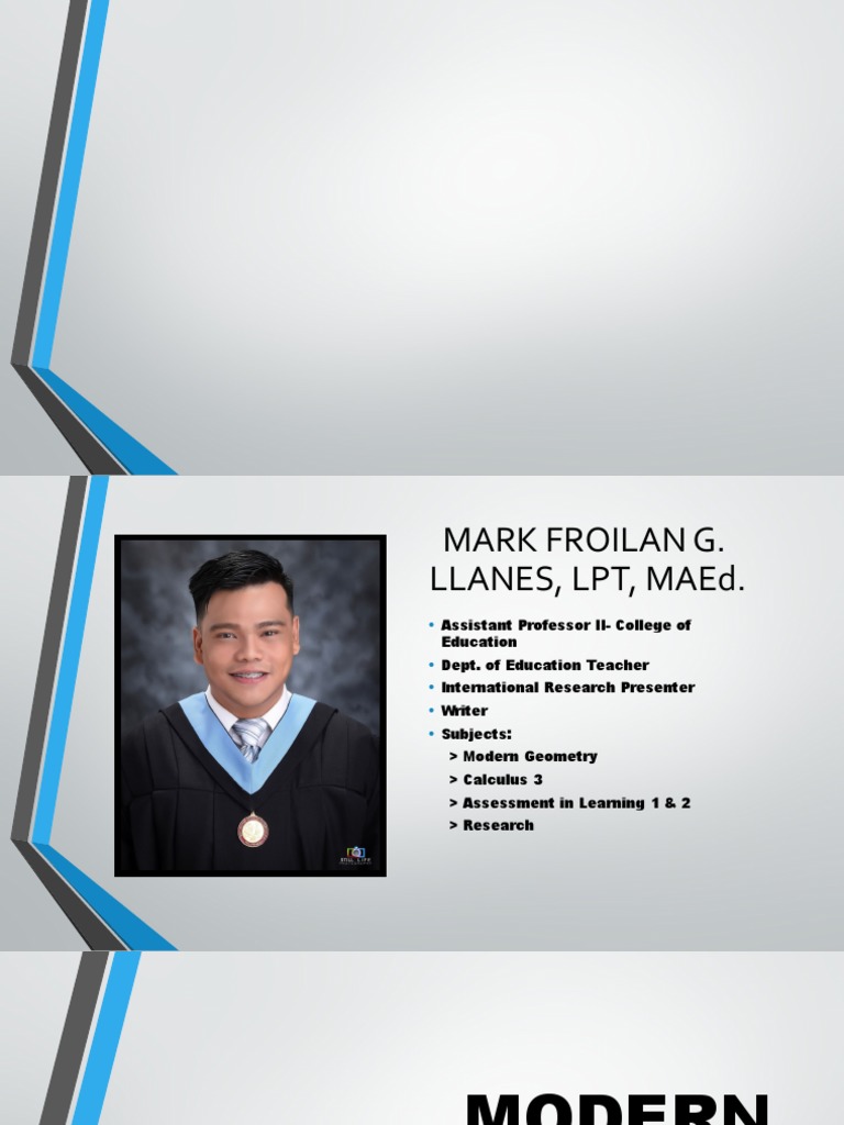 Intro To Modern Geometry | PDF