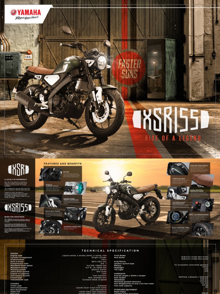 Xsr155 Brochure | PDF