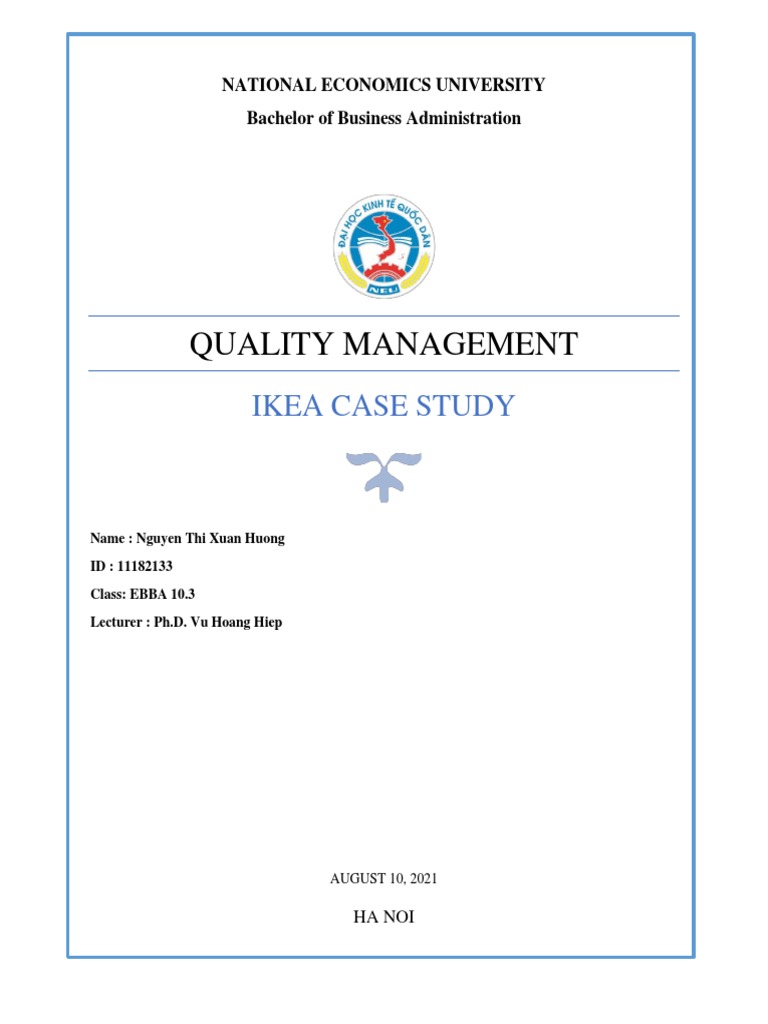 Quality Management: Ikea Case Study | PDF | Quality Management | Iso 9000