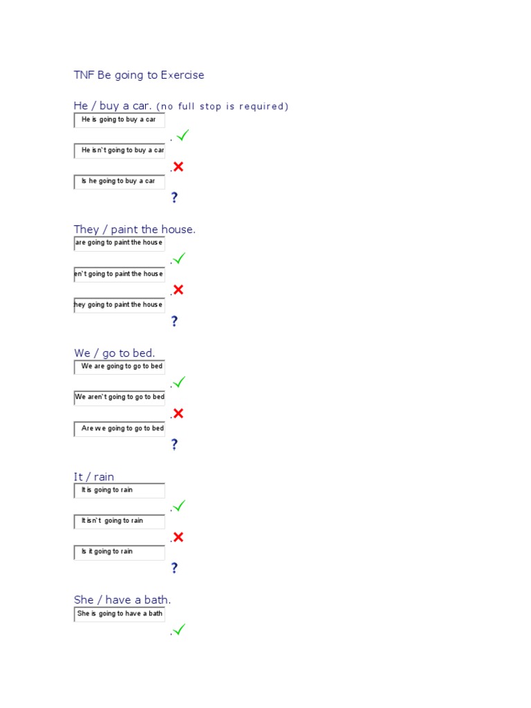 TNF Be Going To Exercise | PDF
