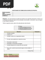 Escala Epworth IMPRIMIR | PDF | Ocio