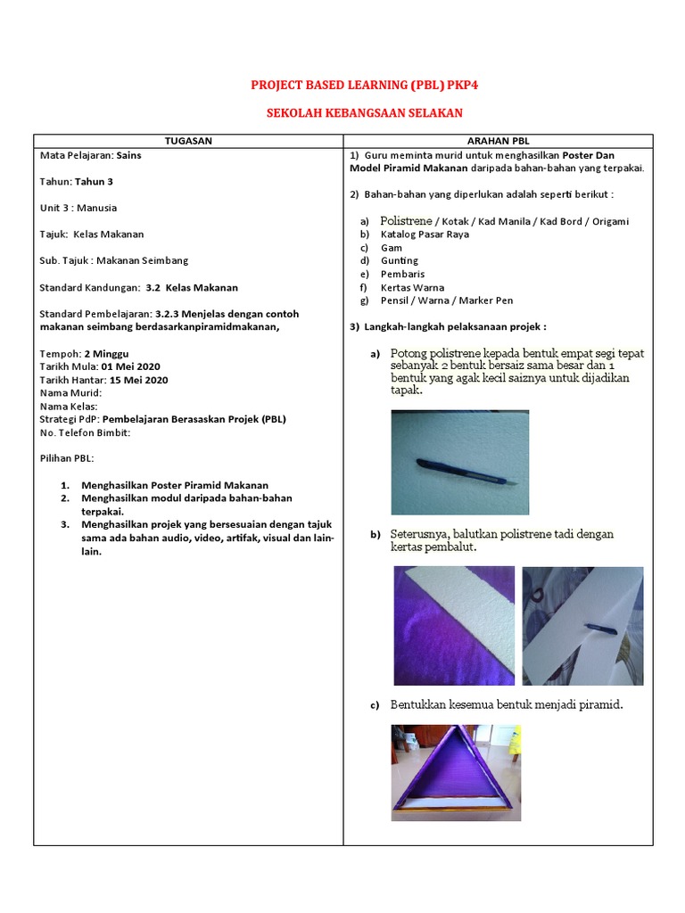 PBL PKP4 SK Selakan (Sains) | PDF | Seni
