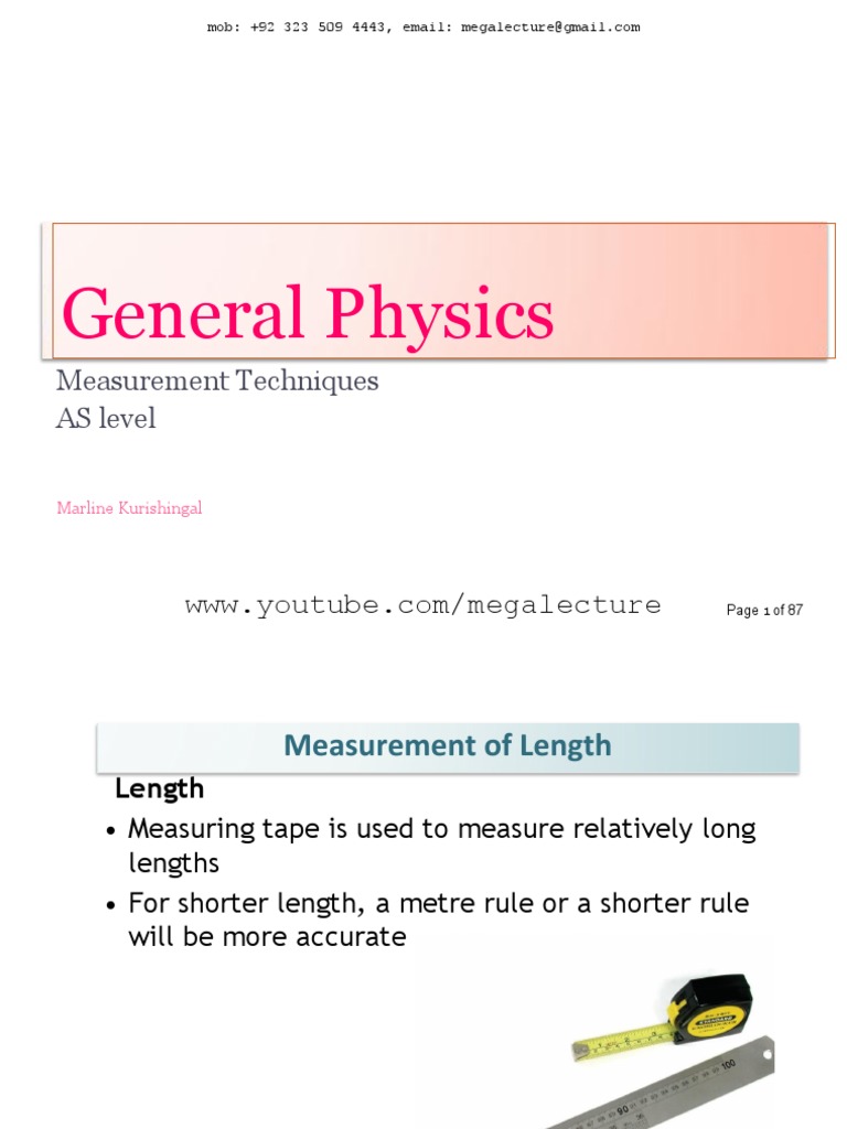 2 Measurement Techniques | Download Free PDF | Accuracy And Precision | Observational Error