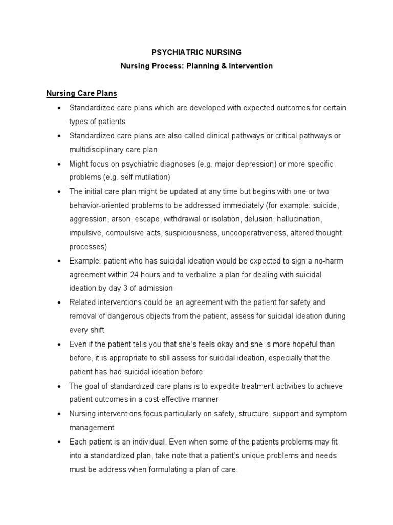 Psy - Nursing Care Plan - Therapeutic Communication | PDF ...