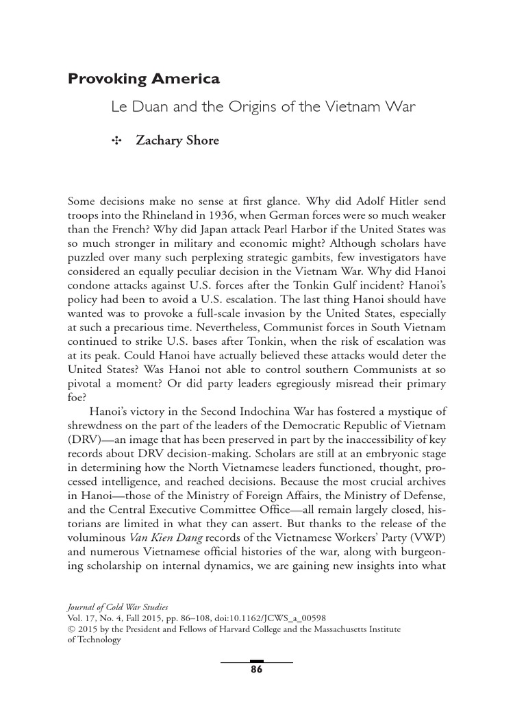 Origins of Vietnam War | PDF | Vietnam War | Viet Cong