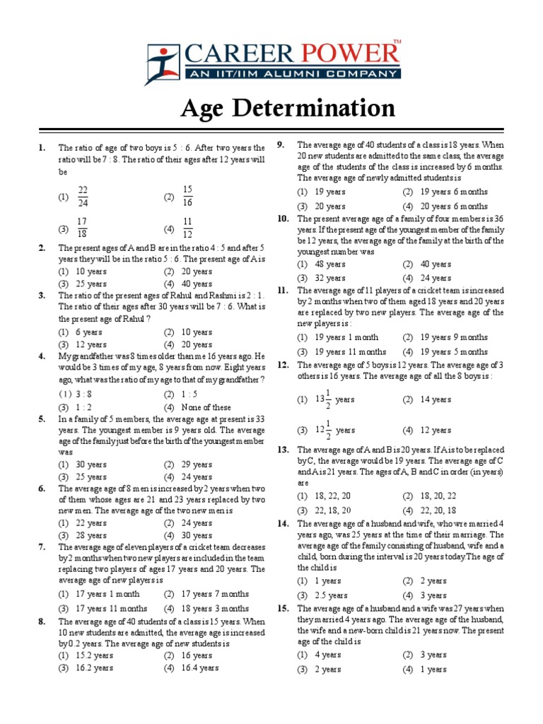 Age Determination (E) | PDF | Social Conventions | Social Institutions