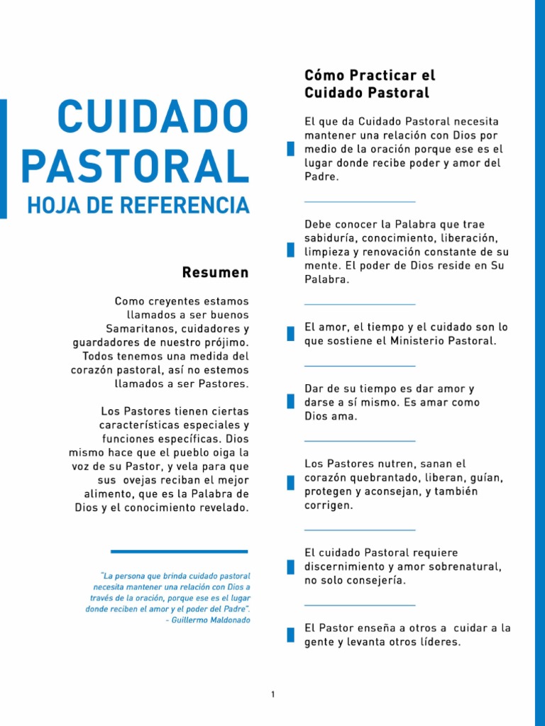 Cuidado Pastoral | PDF