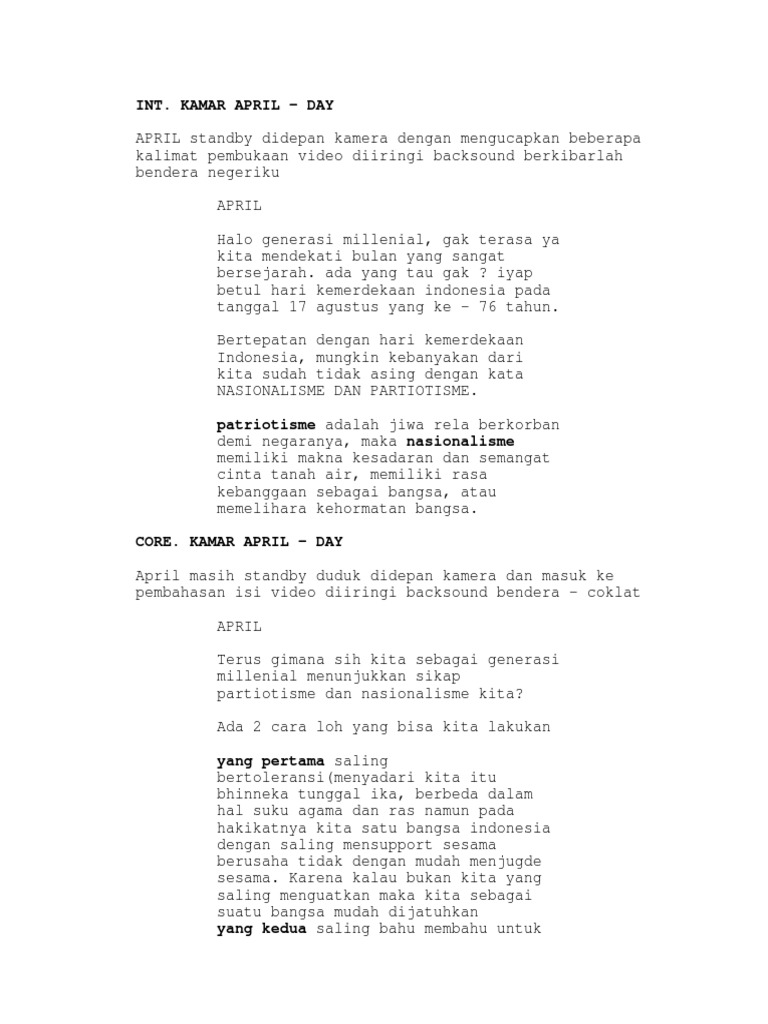 Script, Storyboard Dan Content Planning | PDF