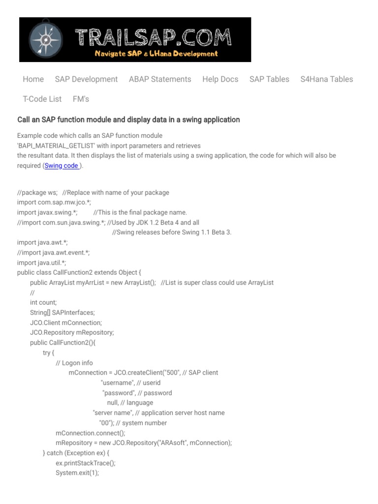 Home SAP Development ABAP Statements Help Docs SAP Tables S4Hana Tables ...