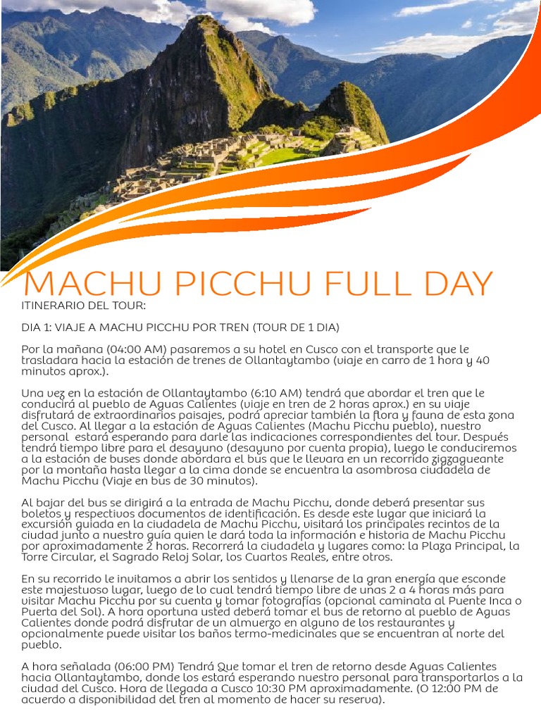 Machu Picchu | PDF | Machu Picchu