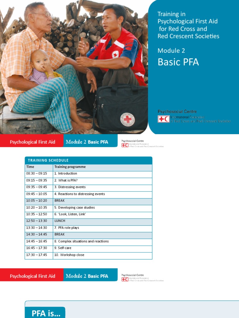 Basic PFA: Training in Psychological First Aid For Red Cross and Red ...
