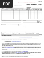 Asset Transfer Form Template | PDF