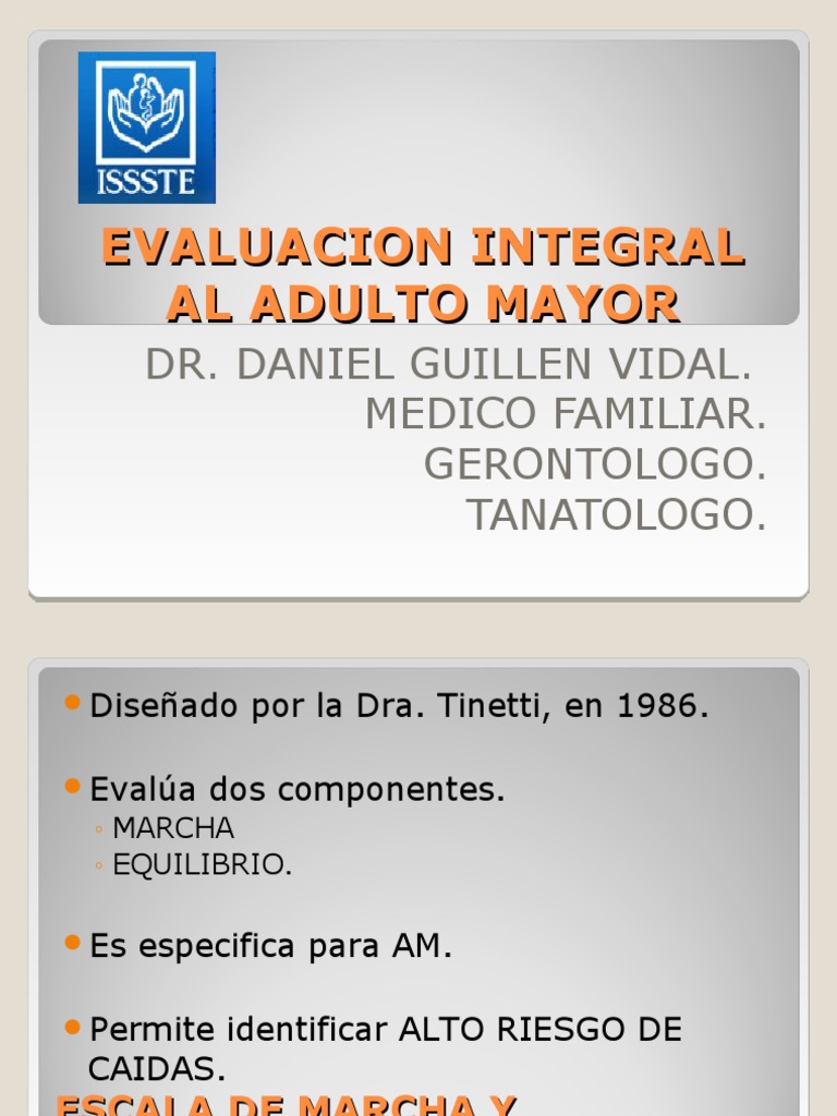 Evaluación Tinetti: Riesgo de Caídas | PDF | Ciencia y matemáticas