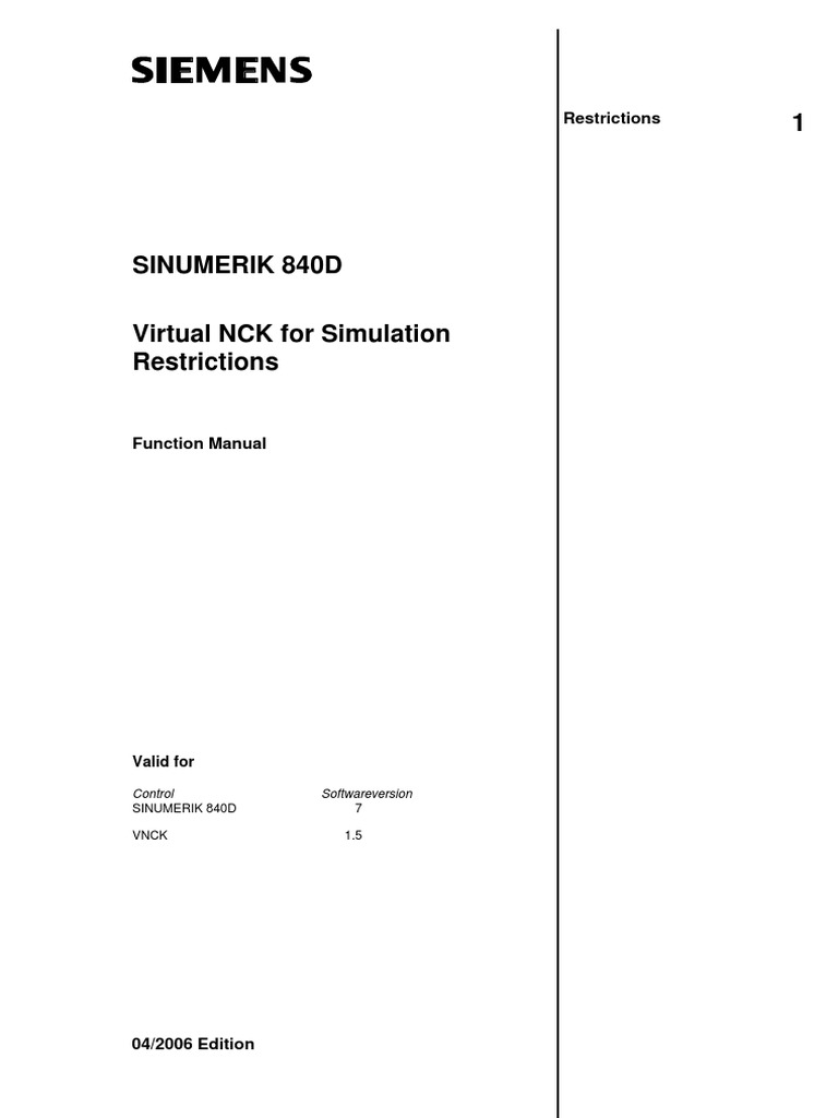 Sinumerik 828D | PDF | Numerical Control | Programmable Logic Controller