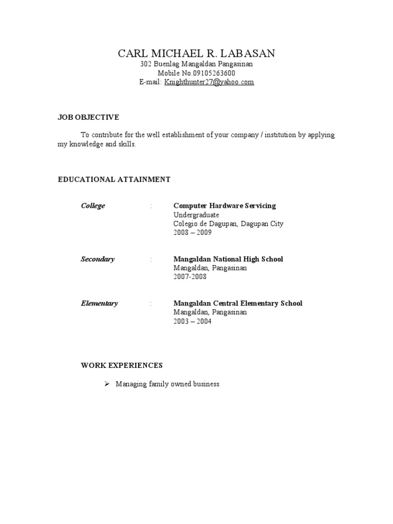 Carl Michael R | PDF