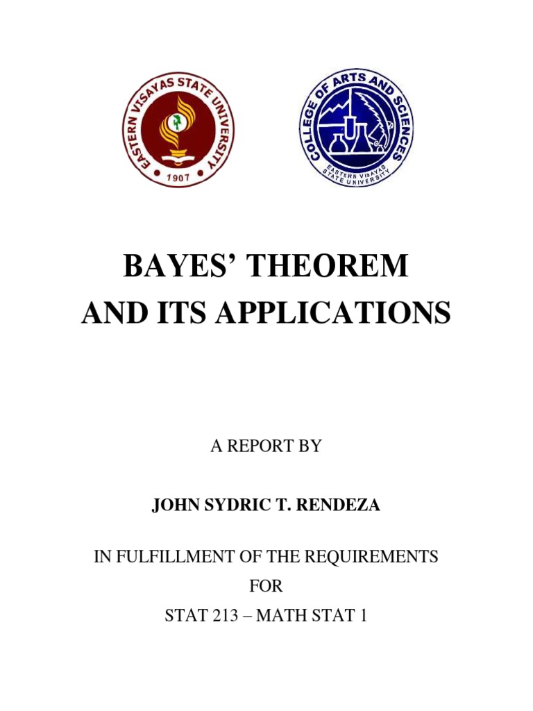 Bayes' Theorem and Its Applications | PDF | Type I And Type Ii Errors ...
