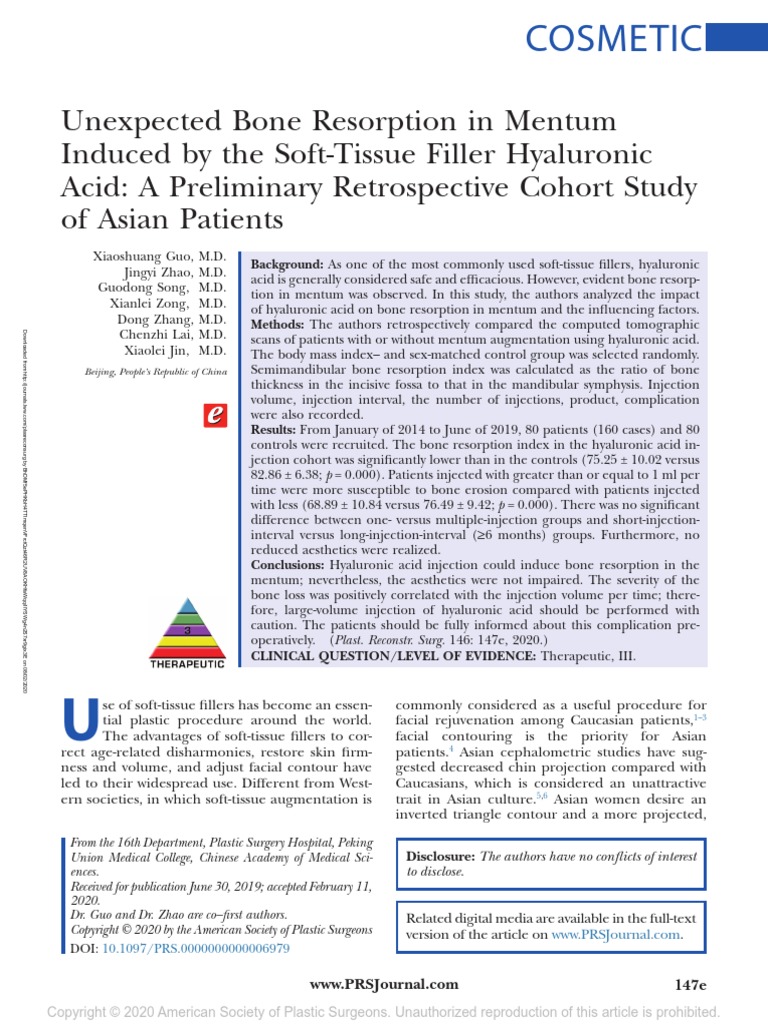 Unexpected Bone Resorption in Mentum ASIAN PATIENTS | PDF | Clinical ...