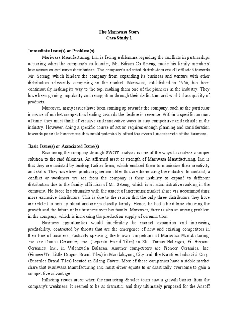 Case Study | PDF | Brand | Marketing