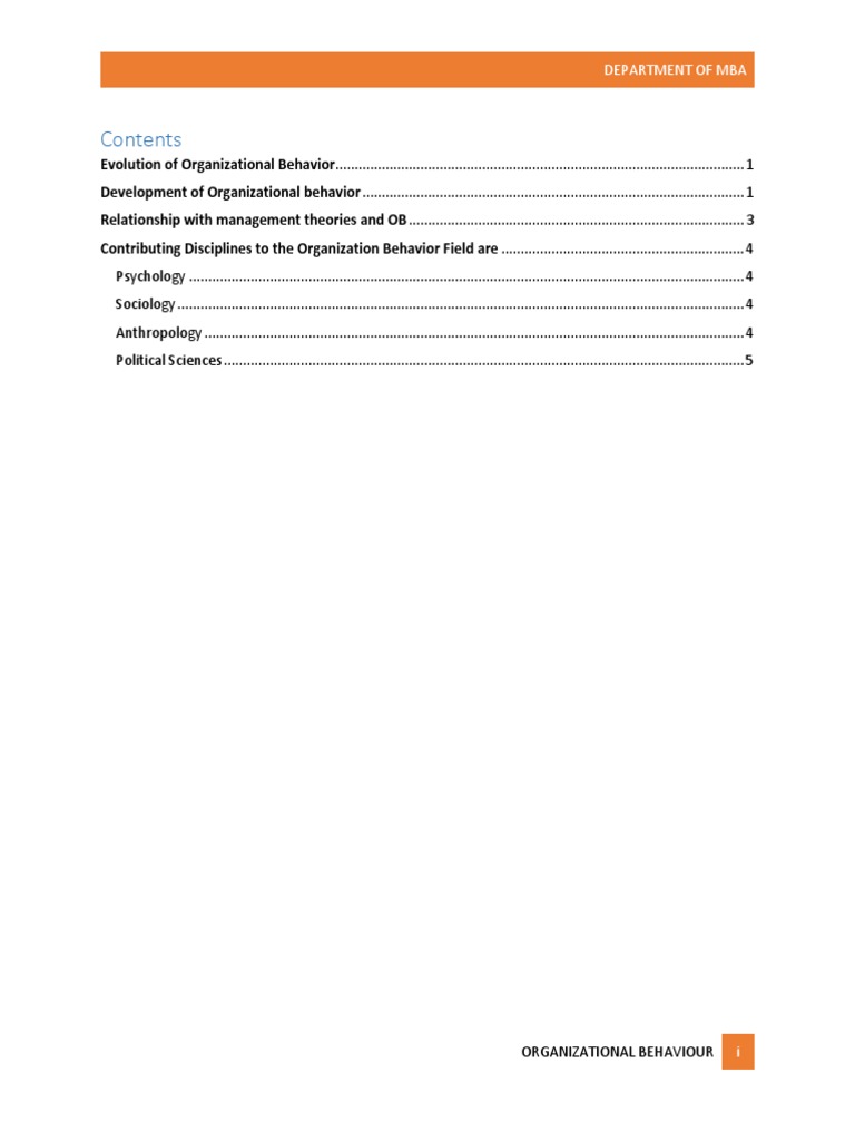 Ob Assigment | PDF | Organizational Behavior | Behavioural Sciences