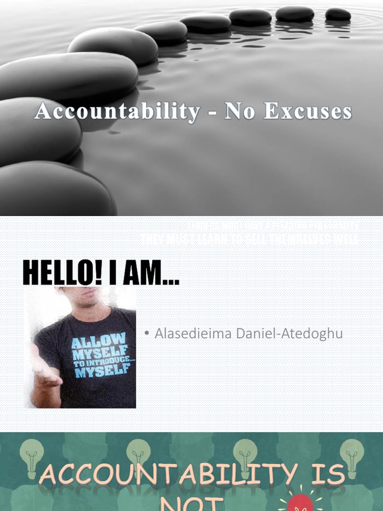 Accountability | PDF | Accountability | Psychology