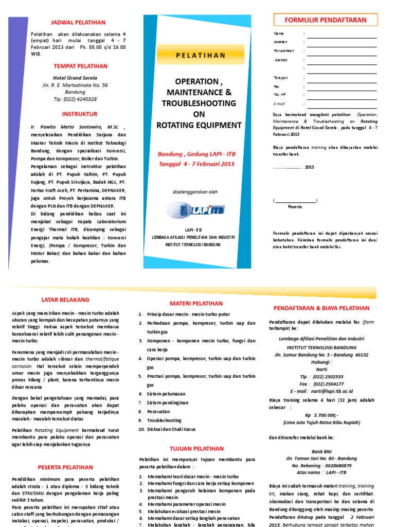 Leaflet Rotating Equipment | PDF