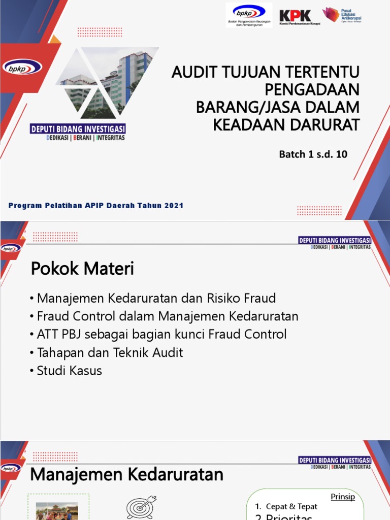 ADTT Darurat COVID-19 - BPKP | PDF