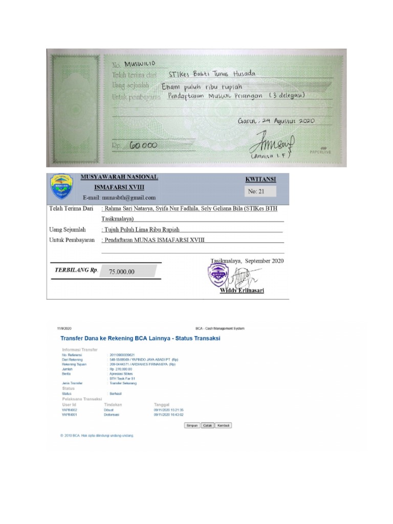 Print Kwitansi | PDF