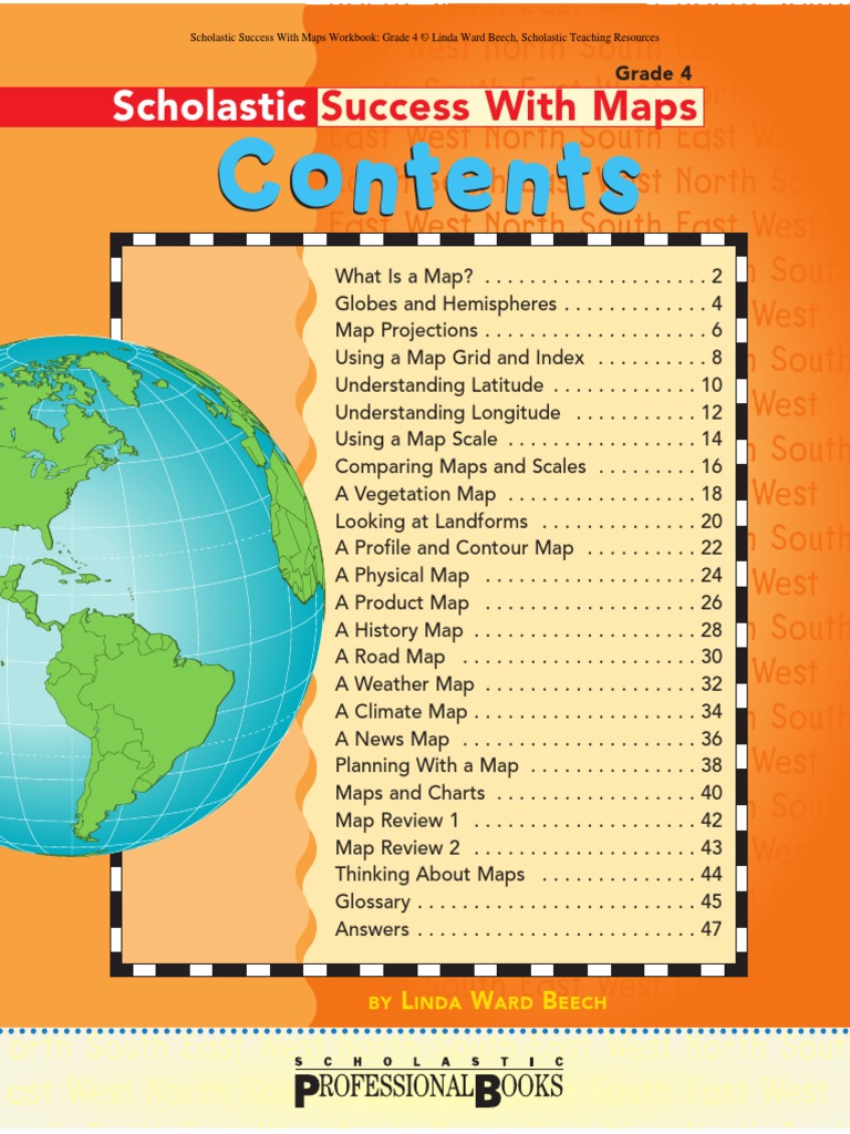 Scholastic: Success With Maps | PDF | Longitude | Latitude