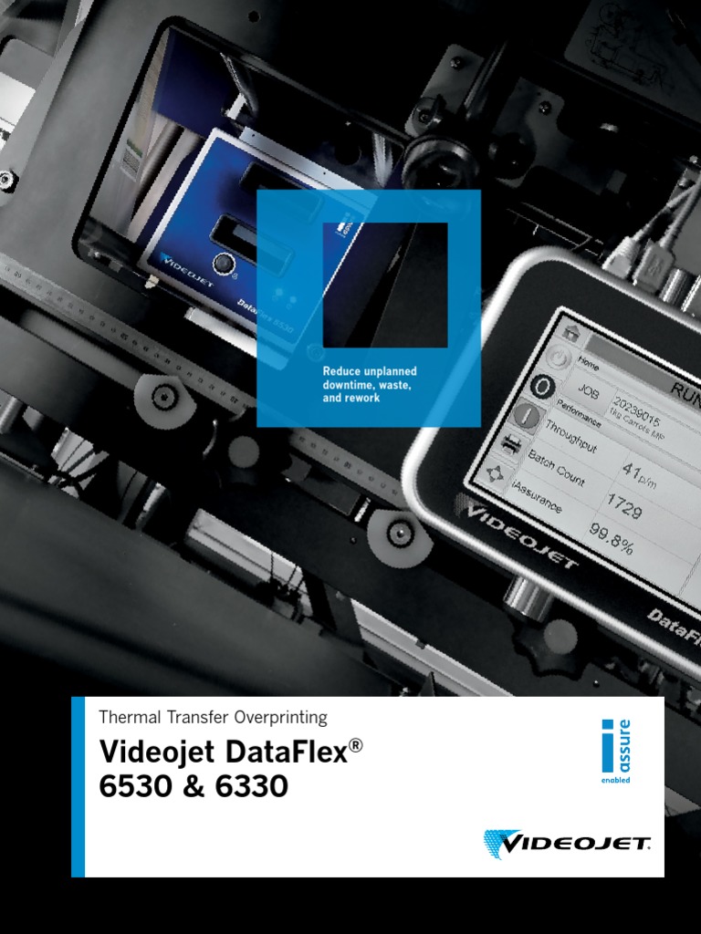 Videojet Dataflex 6530 & 6330: Thermal Transfer Overprinting | PDF ...